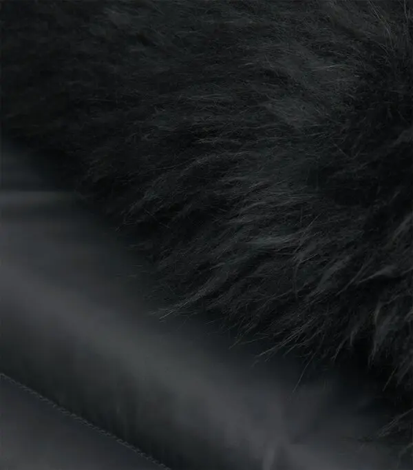 YVES SALOMON Waterproof Fur-trim Down Jacket