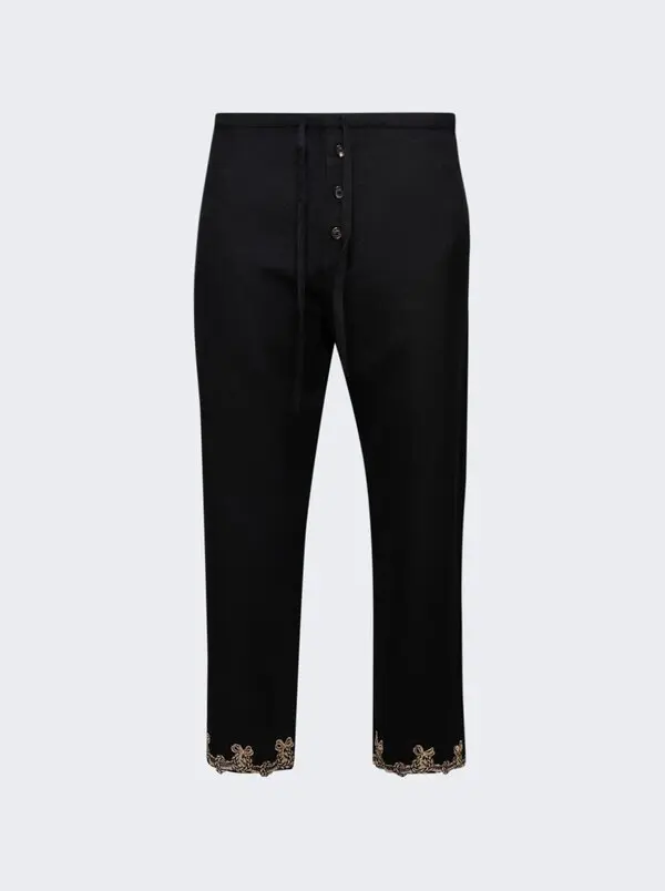 BODE Laurelist Pajama Pants - Black