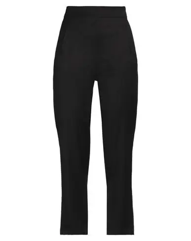 JIJIL Tapered Leg Twill Trousers - Black