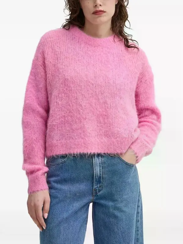 American Vintage Fluffy Crew-neck Jumper