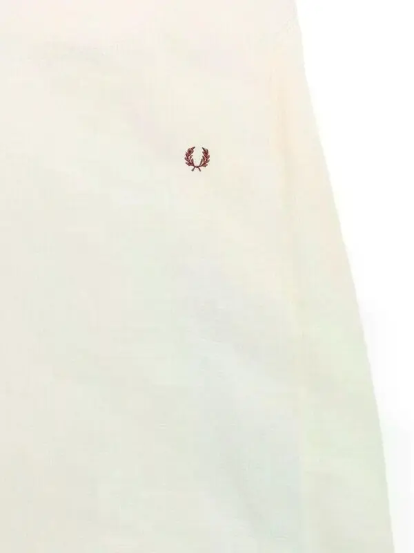 Fred Perry Embroidered-logo Jumper - Neutrals