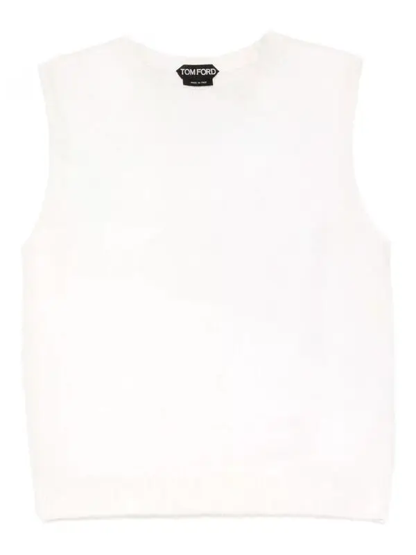 TOM FORD Knitted Vest - Neutrals