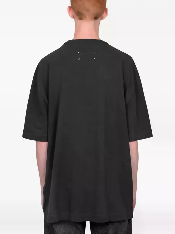 MAISON MARGIELA Logo-detail T-shirt - Grey
