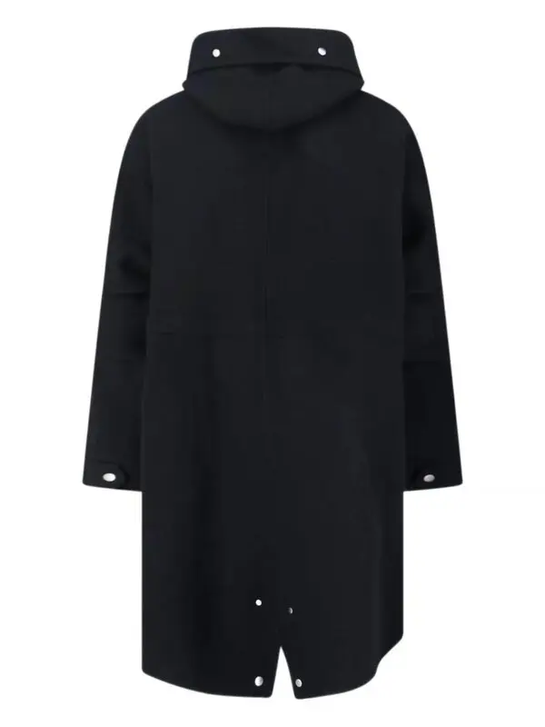 JIL SANDER Hooded Wool Coat