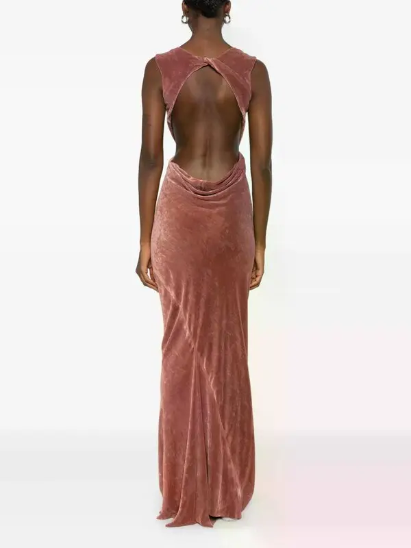 Rick Owens Open-back Maxi Gown - Pink