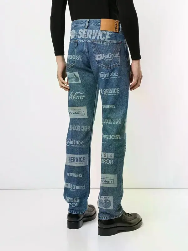Vetements Fully Branded Jeans