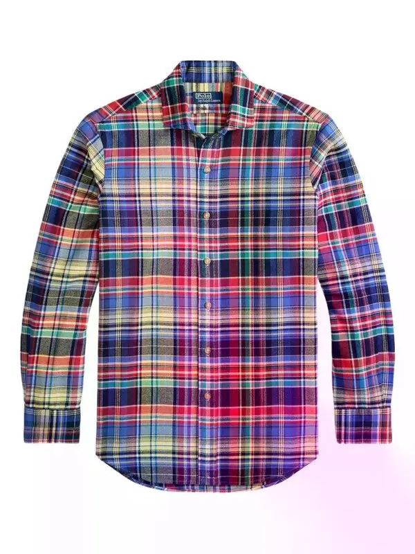 Polo Ralph Lauren Checked Long-sleeve Shirt - Red
