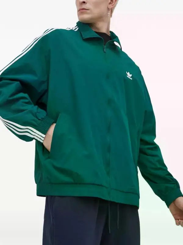 Adidas Three-stripe Zip-up Jacket
