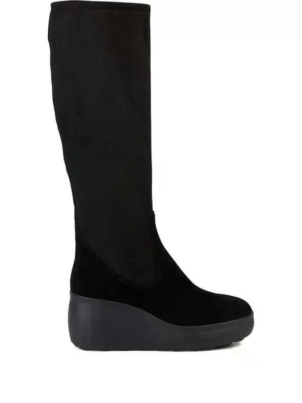 Geox Knee-high Wedge Boots