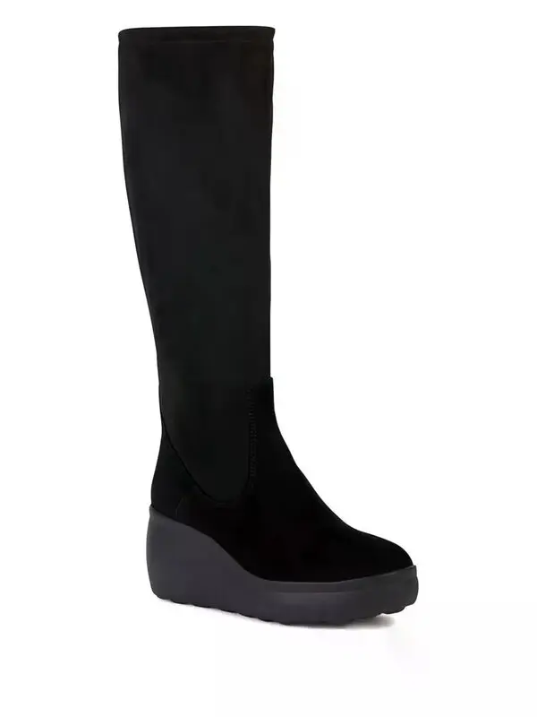 Geox Knee-high Wedge Boots