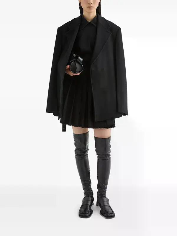 JIL SANDER Wool Mini Skirt