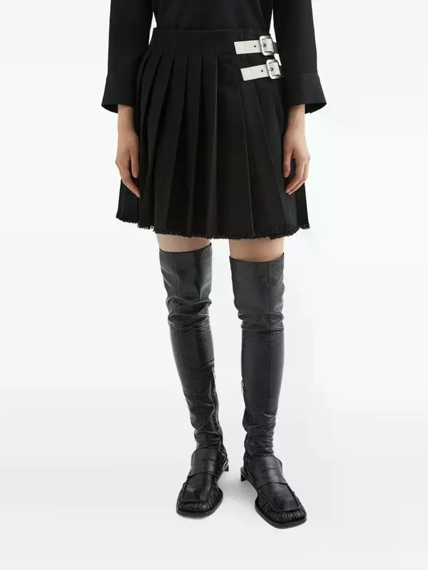 JIL SANDER Wool Mini Skirt
