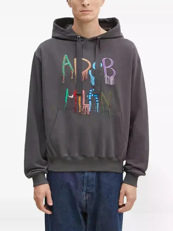 Andersson Bell Embroidered Logo Hoodie
