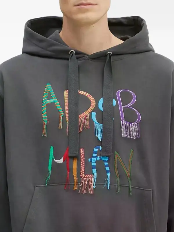 Andersson Bell Embroidered Logo Hoodie