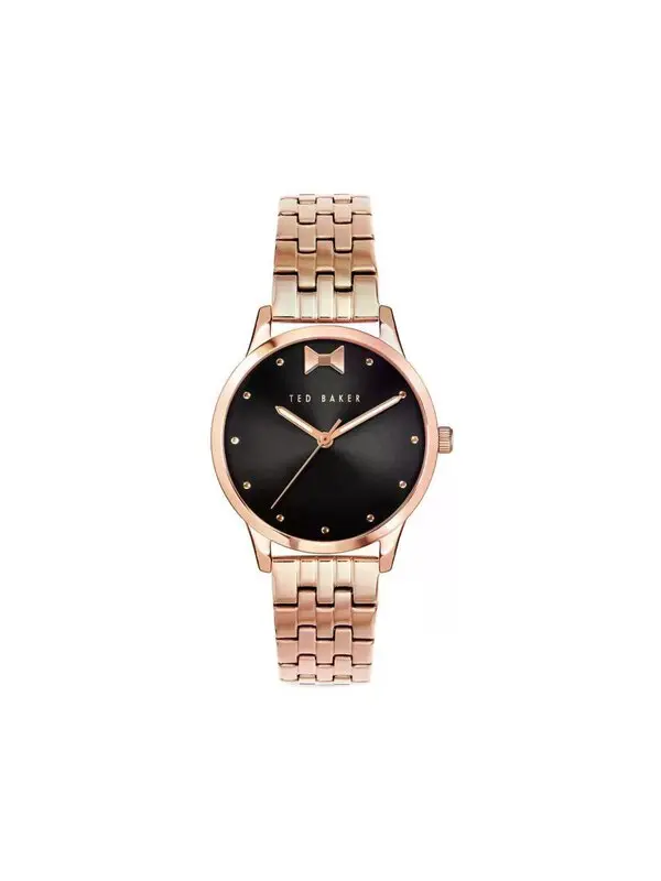 Ted Baker London Watch With Bow Detailing - Black