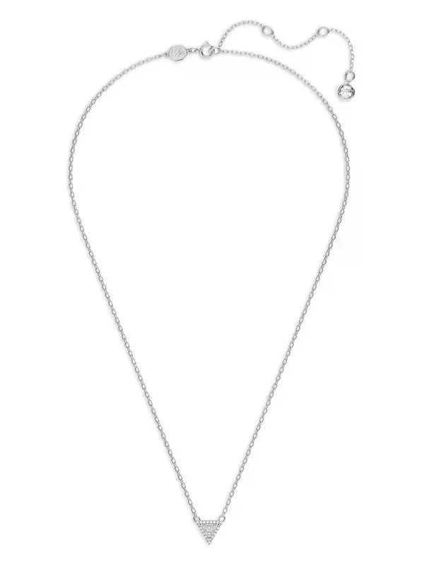 SWAROVSKI Triangle Pendant Necklace - Silver