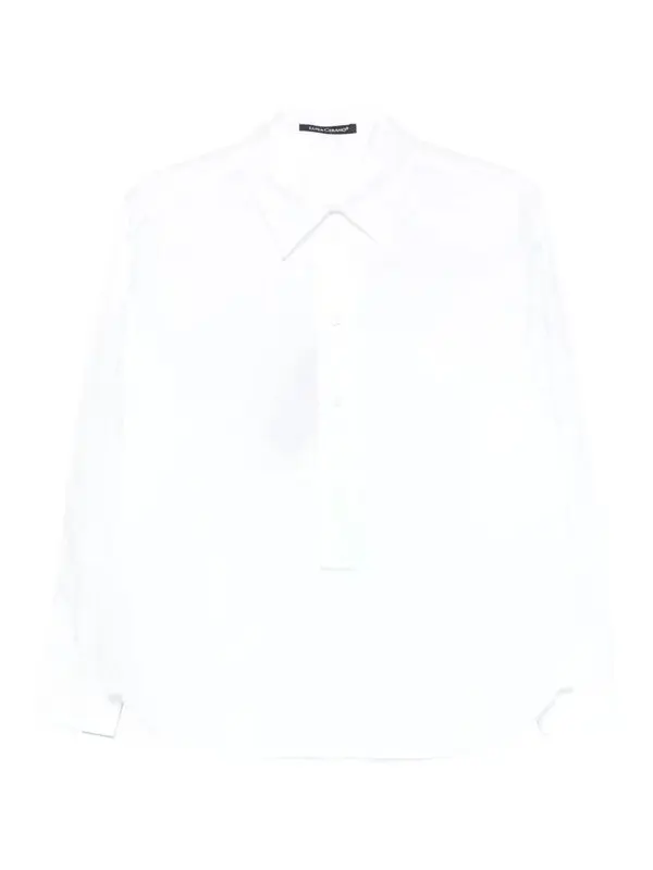 LUISA CERANO Long-sleeve Blouse - White