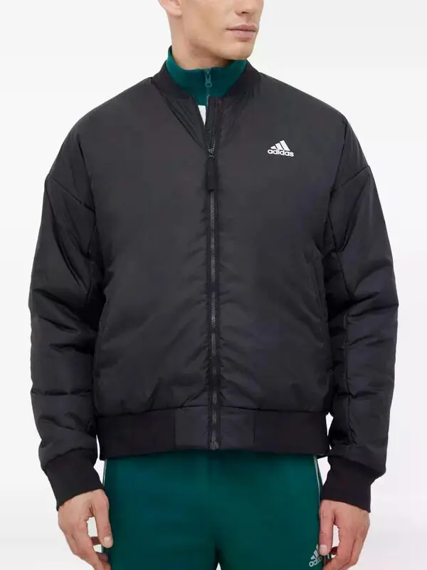 Adidas Logo-print Bomber Jacket