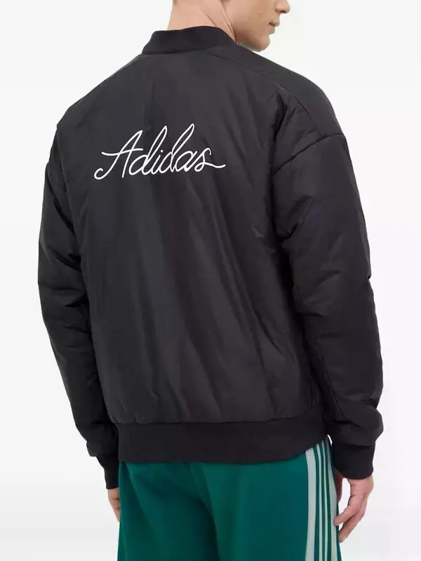 Adidas Logo-print Bomber Jacket