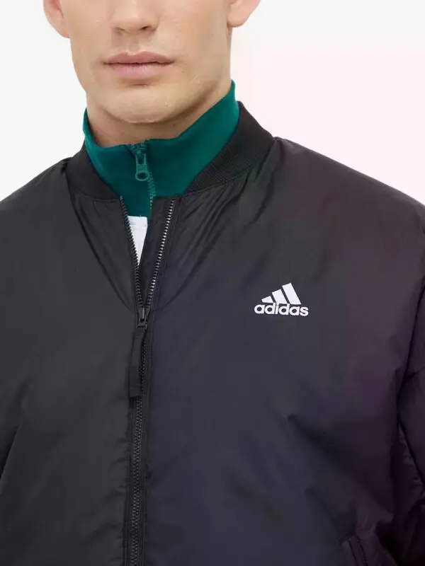 Adidas Logo-print Bomber Jacket