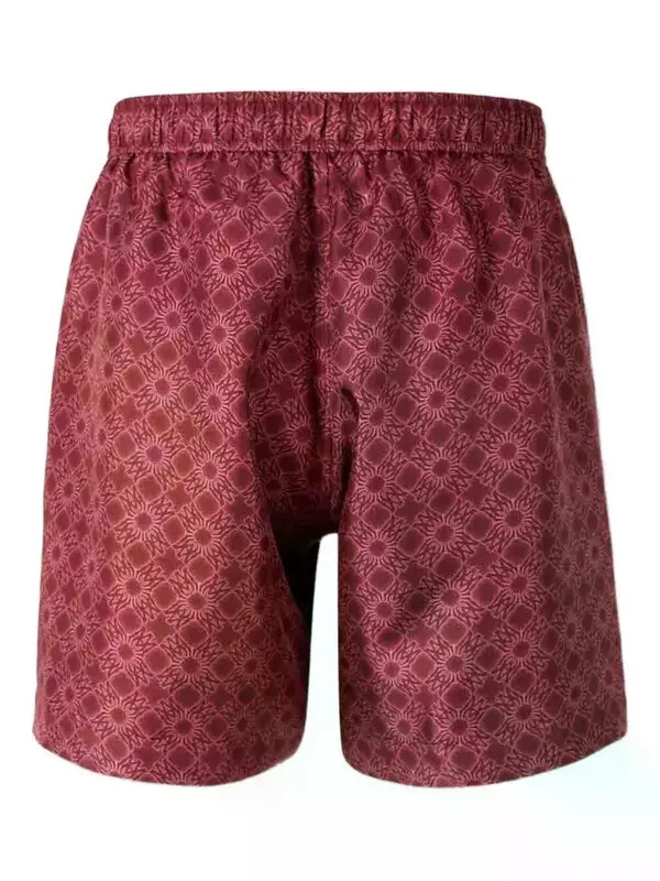 Amiri Floral-pattern Drawstring Shorts - Red