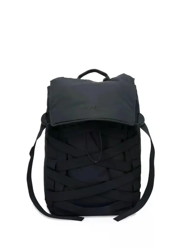 Y3 Cross-strap Backpack - Black