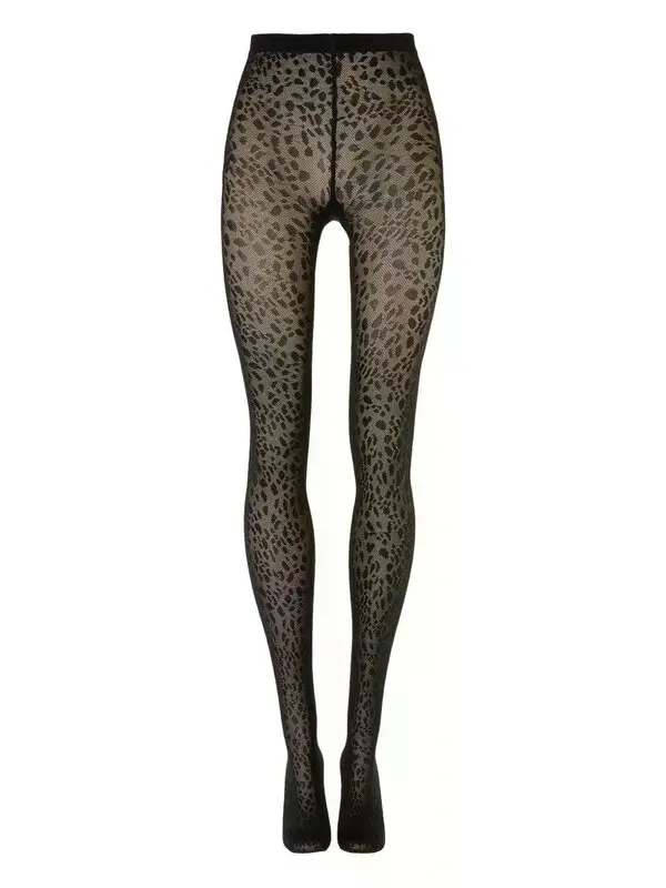 Wolford Patterned Tights - Black