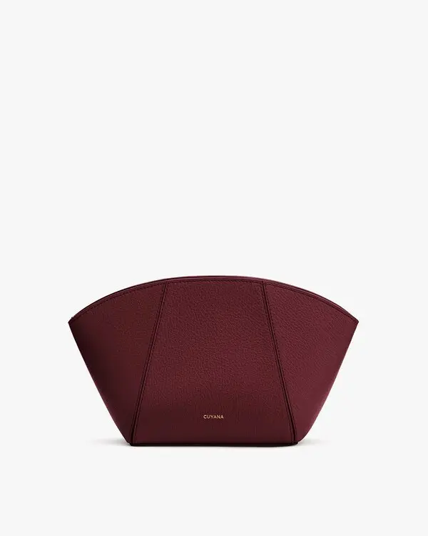 Cuyana Forma Pouch - Cherry