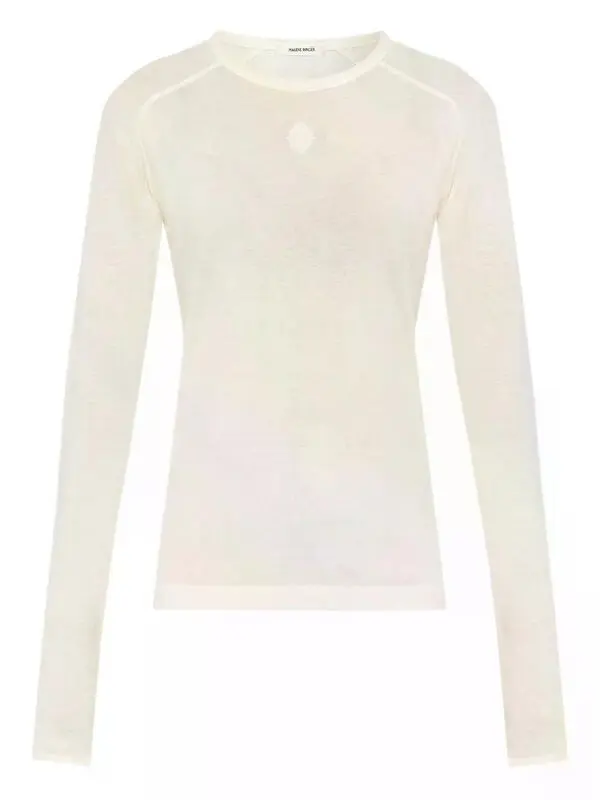BY MALENE BIRGER Logo-embroidered Long-sleeve Top