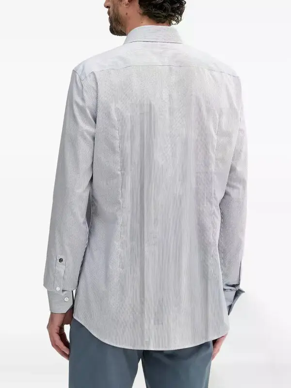BOSS Pinstripe Long-sleeve Shirt