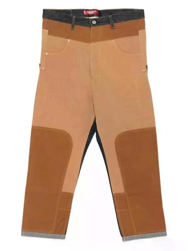 Junya Watanabe Patchwork Jeans - Brown