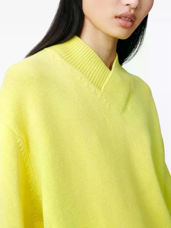 Studio Nicholson Long-sleeve V-neck Sweater