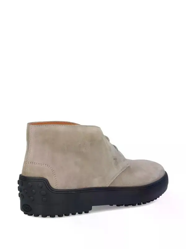 TOD'S Suede Desert Boots - Neutrals