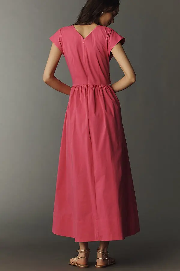 Hunter Bell Calista Bow Midi Dress