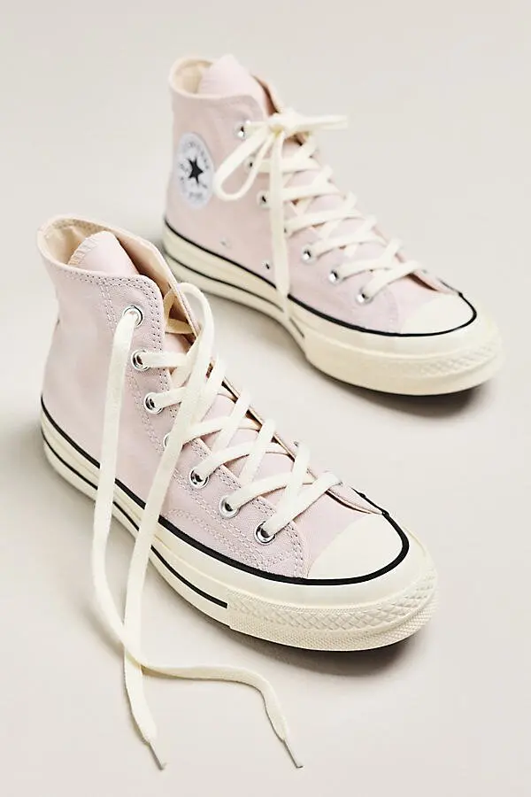 CONVERSE Chuck 70 Canvas High-top Sneakers - Shy Flamingo/egret/black