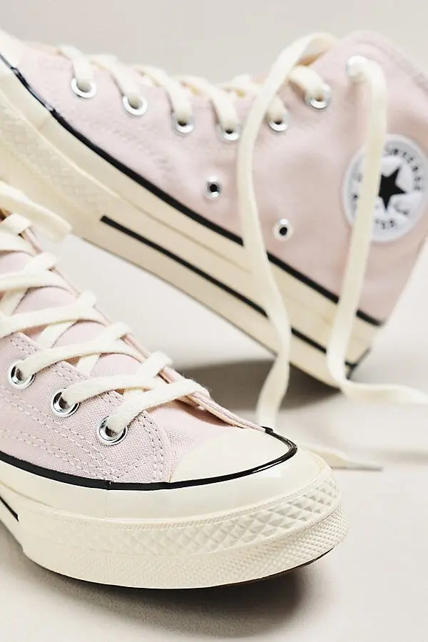 CONVERSE Chuck 70 Canvas High-top Sneakers - Shy Flamingo/egret/black