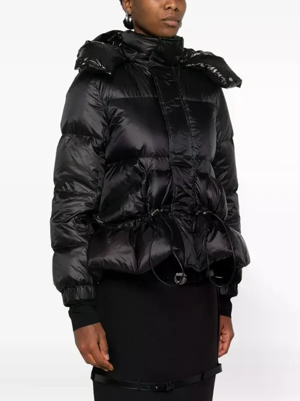 Sacai Hooded Quilted Jacket - Black