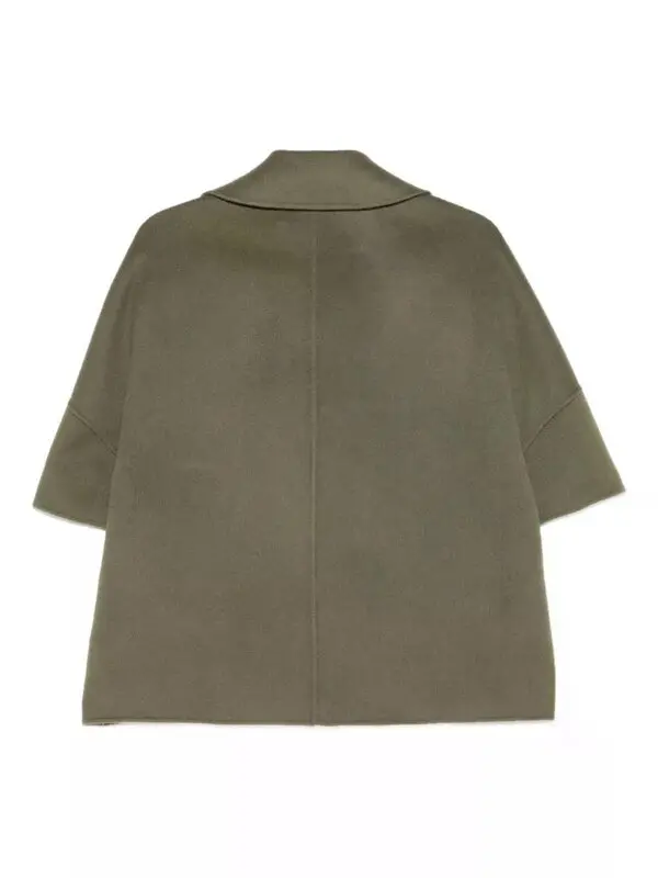 LUISA CERANO Short-sleeve Wool-blend Jacket