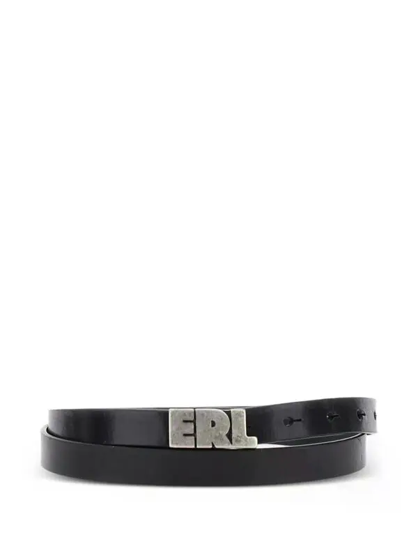 ERL Leather Belt - Black