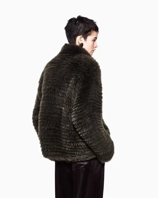 Giorgio Armani Oversized Cashmere Blouson - Brown