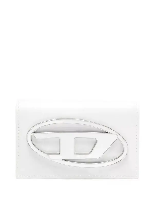 DIESEL Oval-plaque Wallet - White