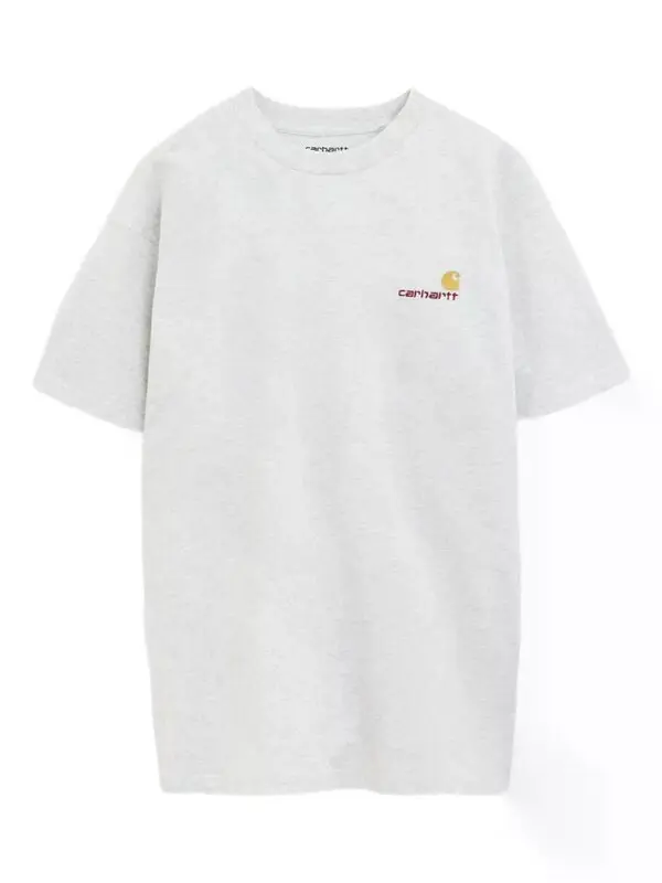 Carhartt Work In Progress Logo-embroidered T-shirt - Grey