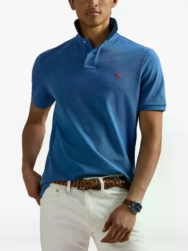 Polo Ralph Lauren Logo-embroidered Polo Shirt - Blue