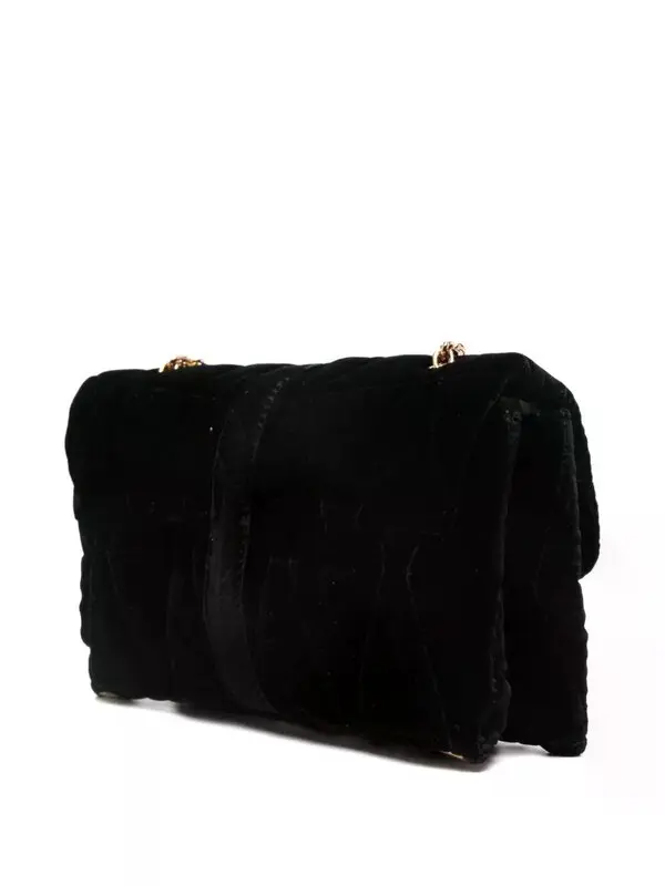 Versace Mini Kleio Quilted Crossbody Bag - Black