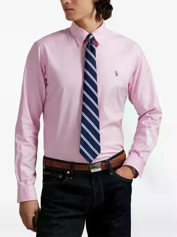 Polo Ralph Lauren Embroidered-logo Shirt - Pink