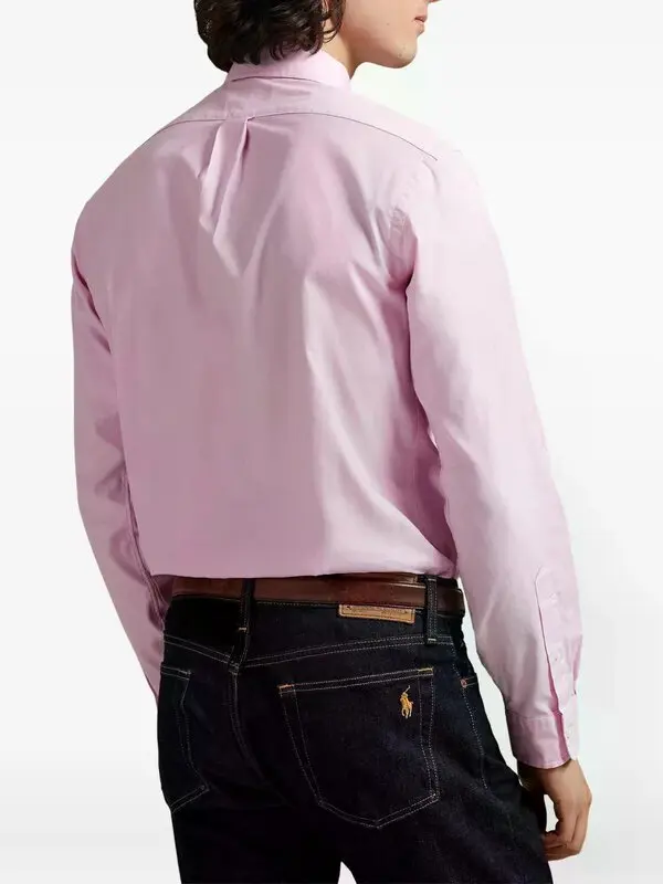 Polo Ralph Lauren Embroidered-logo Shirt - Pink