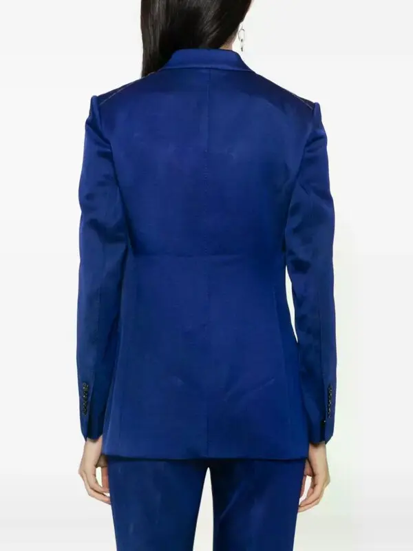 TOM FORD Twill Double-breasted Blazer