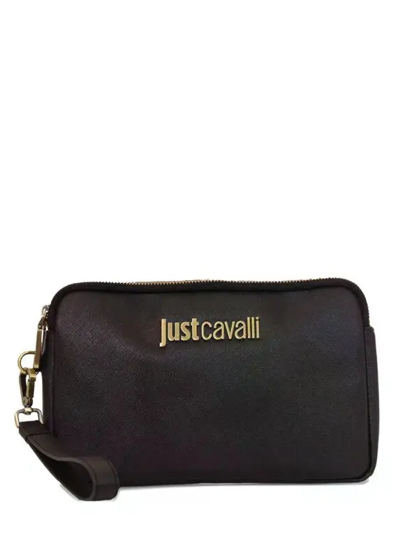 Just Cavalli Logo-lettering Messenger Bag - Black