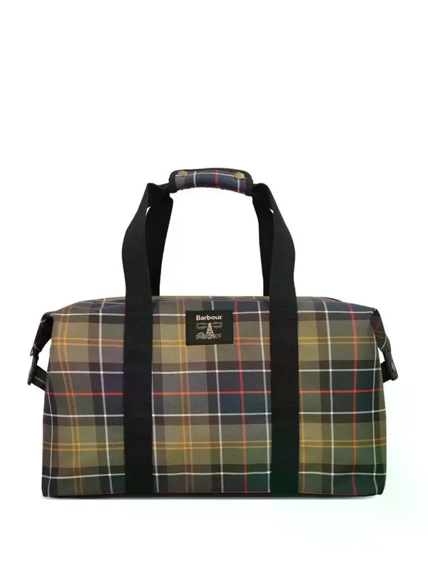 Barbour Torridon Tartan-check Weekend Bag - Black
