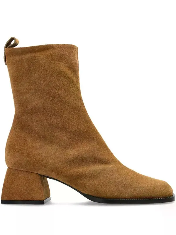 NODALETO Block-heel Suede Boots